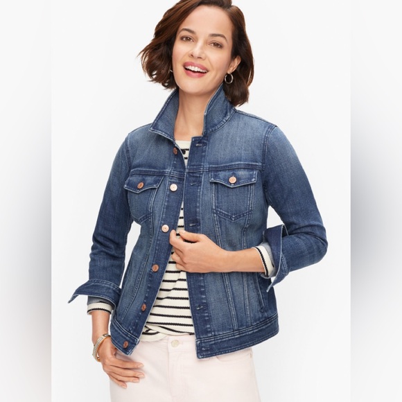 Talbots | Jackets & Coats | Talbots Classic Blue Denim Jacket | Poshmark
